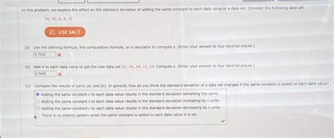 Solved In This Problem We Explore The Effect On The