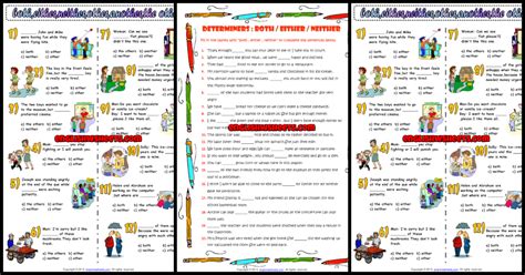Determiners Free ESL Printable Grammar Worksheets Eal Exercises Efl Questions Tefl Handouts