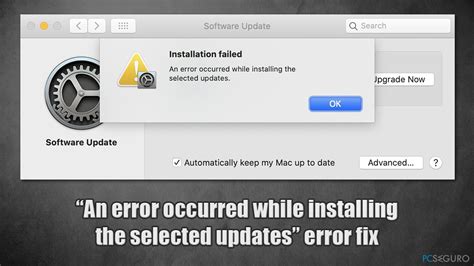 ¿cómo Solucionar El Error De Macos Big Sur Ha Ocurrido Un Error Mientras Se Instalaban Las