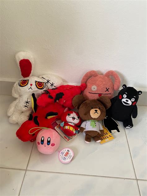 Keychains Small Plush Bundle Yokai Bear Kirby Kumamon Rabbit Hobbies And Toys Toys And Games On