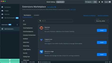 Calyptia コア Docker 拡張機能の使用方法