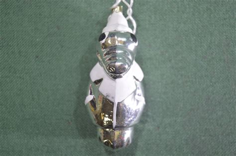 Купить Игрушка елочная стеклянная Крокодил Гена Стекло СССР 1 цены фото описание