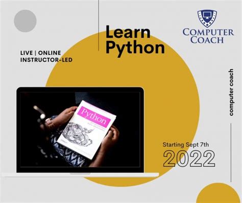 my upcoming “learn python” course for computer coach global nerdy