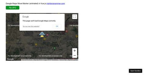 Move Google Maps Marker Animated Codesandbox