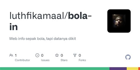 Github Luthfikamaalbola In Web Info Sepak Bola Tapi Datanya Dikit