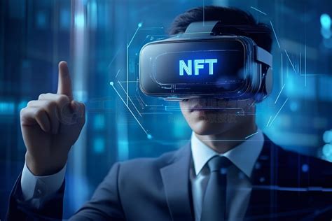 元宇宙ai数字艺术 元宇宙3d渲染科技感未来感白领职场人士专业人士佩戴vr眼镜操作屏幕插画 Ai图片免费下载png格式4032像素编号