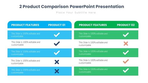 Comparison Between 2 Options Powerpoint Presentation Pptuniverse