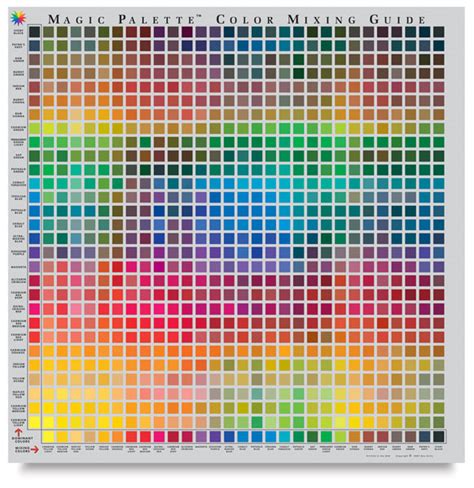 Magic Palette Artists Color Selector And Mixing Guide Blick Art