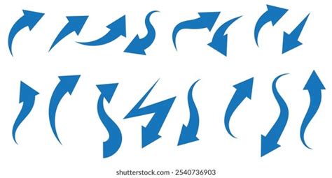 Red Arrow Curve Graph Isolated On Stock Vector Royalty Free 2540736903 Shutterstock