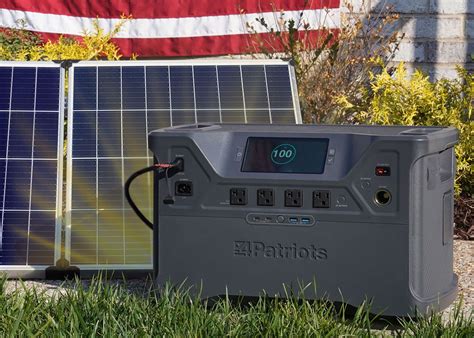 Patriot Power Solar Generator 2500x And Solar Panel 4patriots