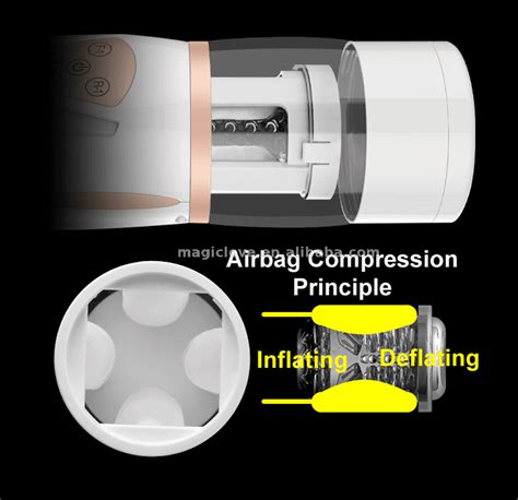 Sex Toys Air Bags Design Extremely Compact Pleasure Sex Male Hands Free Masturbator Cup Sucker