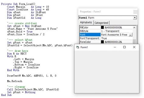 Vb6 And Fontawesome Vbforums