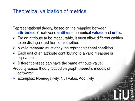 Ppt Software Metrics Key Concepts And Validation Theories Powerpoint