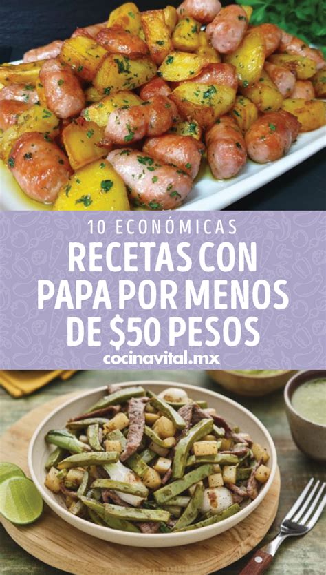 10 Económicas Recetas Con Papa Por Menos De 50 Pesos Comidas Rapidas