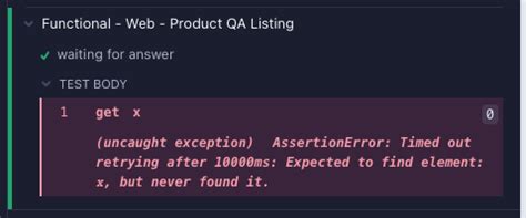Javascript Cypress Test Not Fails If Test Starts With Cypress Promise Stack Overflow