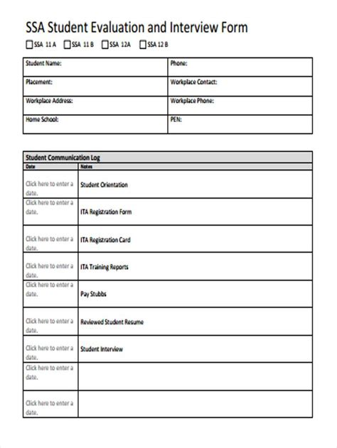 Sample Interview Form Template At Giana Templates