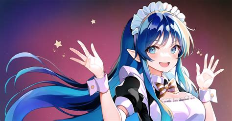 Ai Generated Illustration Lum Ram And Rem Maid Lum Pixiv