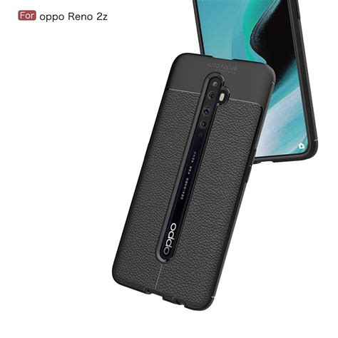 Oppo Reno F Case Soft Silicone Tpu Litchi Striae Phone Case Cover Opporeno F Z Reno