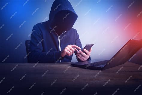 Premium Photo Programmer Or Computer Hacker Typing Code On Laptop