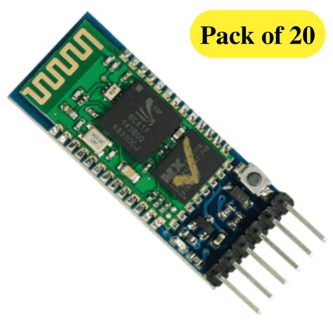 Buy Hc 05 Bluetooth Module With With Ttl Output Pack Of 20 Robocraze