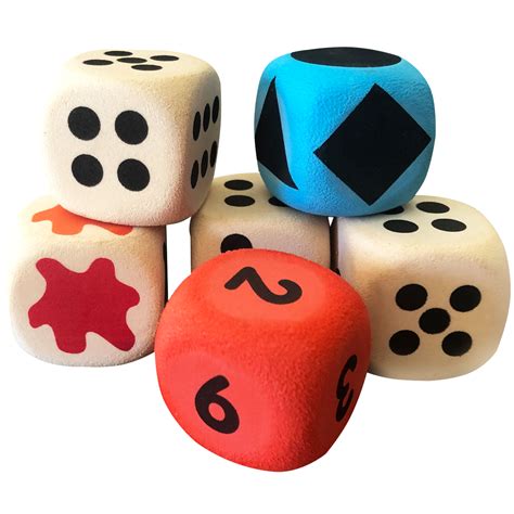 Big Foam Dice Assorted Pack Little B And Me