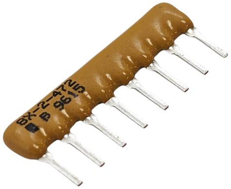 10 Pack Sip Resistor Network 47k Ohms 8 Pins 4 Resistors Sciencepurchase