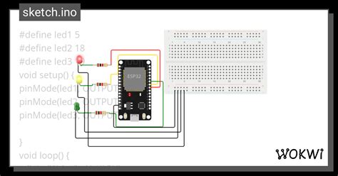 Percobaan 3 Wokwi Esp32 Stm32 Arduino Simulator