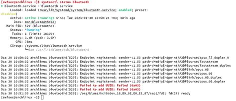 Arch Linux Bluetooth Failed To Add Uuid Hatası 🔧 Linux Teknik