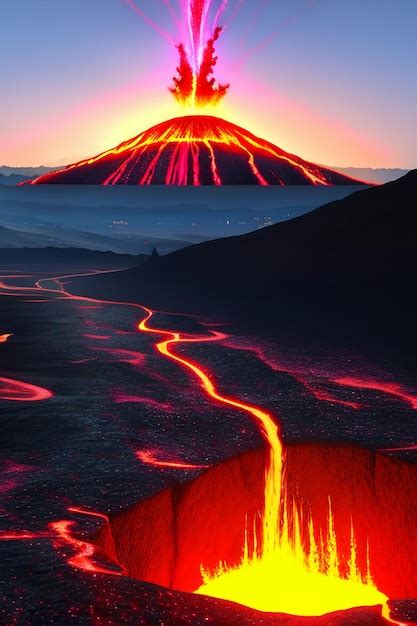 Premium Ai Image Natural Disaster Earth Extreme Environment Active