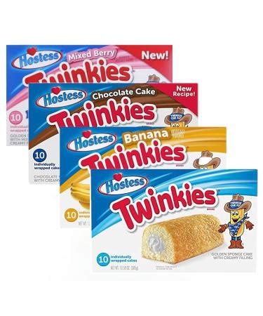 Hostess Ultimate Twinkie Variety Pack Original Chocolate Banana Mixed Berry 40 Total