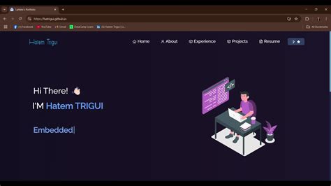 Hatem Trigui On Linkedin Portfolio Reactjs Webdevelopment Continuouslearning Machinelearning