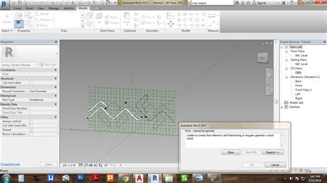 Solved Unable To Create Form Elementself Intersecting Or Singular