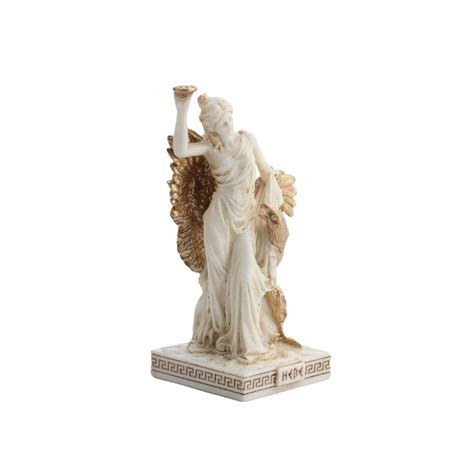 Hebe Statue With Eagle The Greek Goddess Of Youth Mini Sculpture Etsy