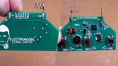 433mhz Radio Switch Contorol Homemade Attiny85 Relay
