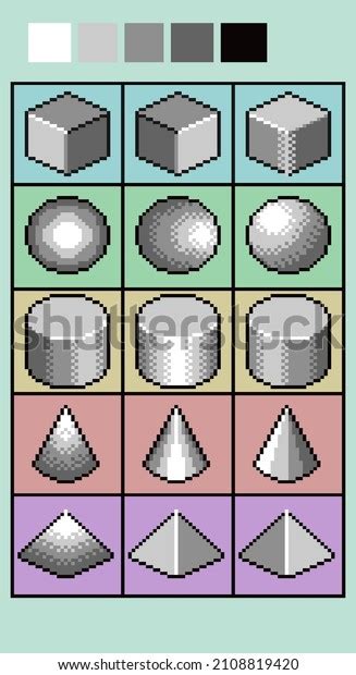 Technique Shading Lighting 3d Cube Circle Stock Illustration 2108819420 Shutterstock