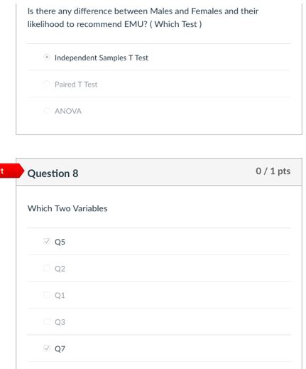 Solved Using The Data Collected From The Following Survey Chegg