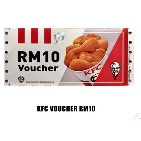 Kfc Voucher Rm10 Expiry 30 Apr 2022 Paper Voucher Shopee Malaysia