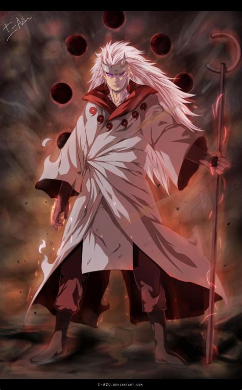 Naruto 663 Madara Juubi Mode By I Azu On Deviantart Madara Uchiha