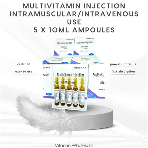 Multivitamin Injection For Intravenous And Intramuscular Use Im Iv B Vitamin Wholesale Ltd