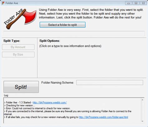 Folder Axe Split Folders Into Multiple Smaller Ones Ghacks Tech News