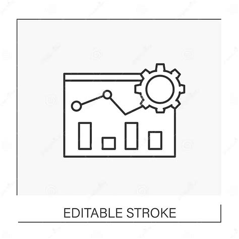 Graph Line Icon Stock Vector Illustration Of Effective 263215785