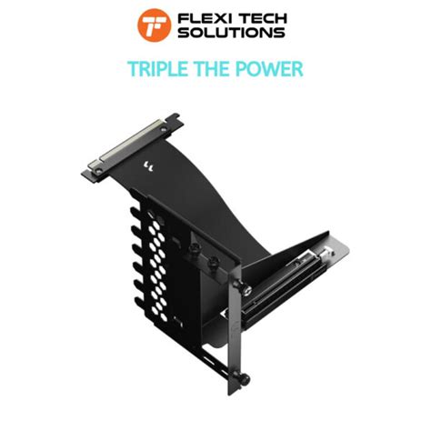Fractal Design Flex B 20 Vertical Riser Bracket Mount Gpu Vertically