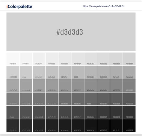 Light Gray Color D3d3d3 Color Conversion Cmyk Hsl Rgb Pantone