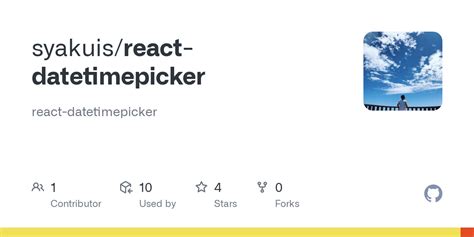 Github Syakuisreact Datetimepicker React Datetimepicker