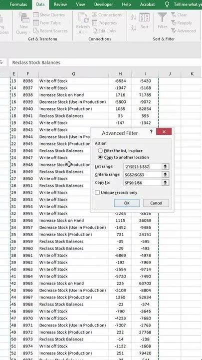 How To Use Advanced Filter In Excel Ms Excel Tutorial Youtube