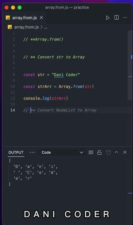 Javascript Arrayfrom Method Javascript Coding Js Learncoding Youtube