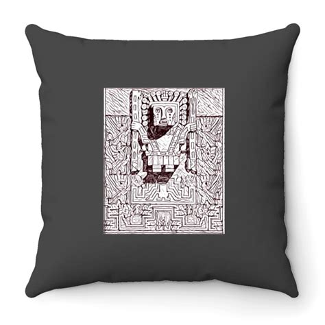 Viracocha Non Binary Creator God Of The Inca Throw Pillows Sold By