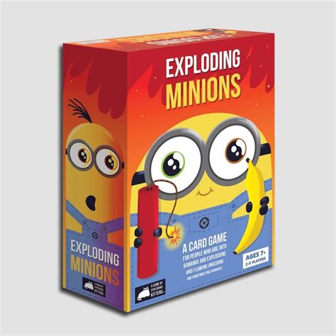 Exploding Minions Party Game Card Game การ์ดเกมมินเนี่ยนระเบิด 2 5 คน