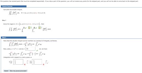 Solved Calculate The Double Integral Chegg
