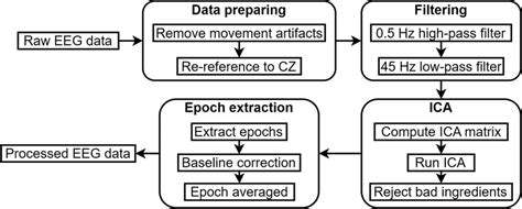 Flow Chart Of Eeg Data Pre Processing Download Scientific Diagram